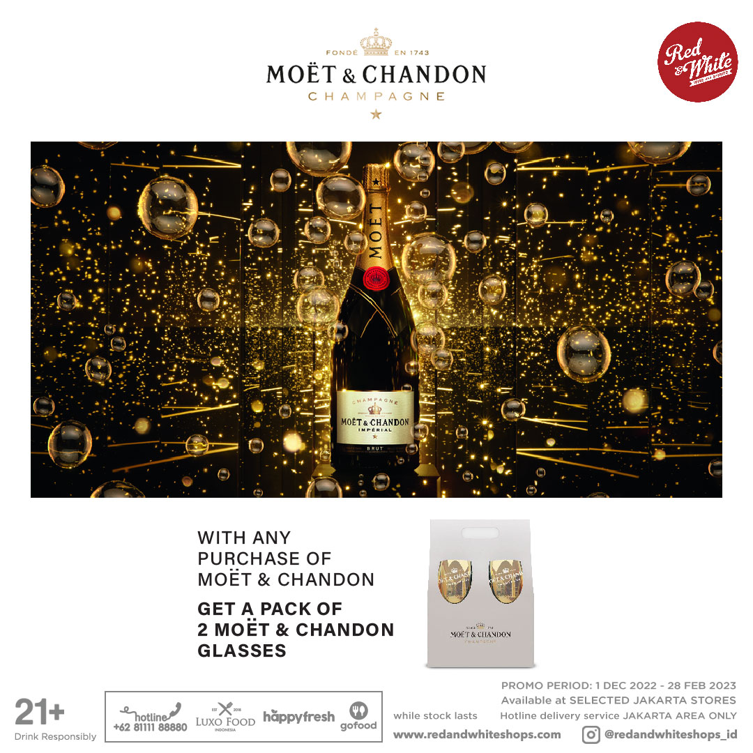 Moet & Chandon gift pack! - Red & White