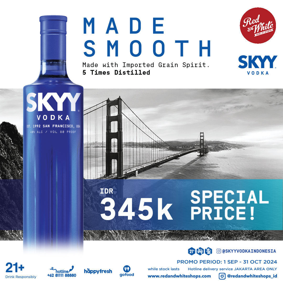 Skyy Vodka Special Price - Red & White