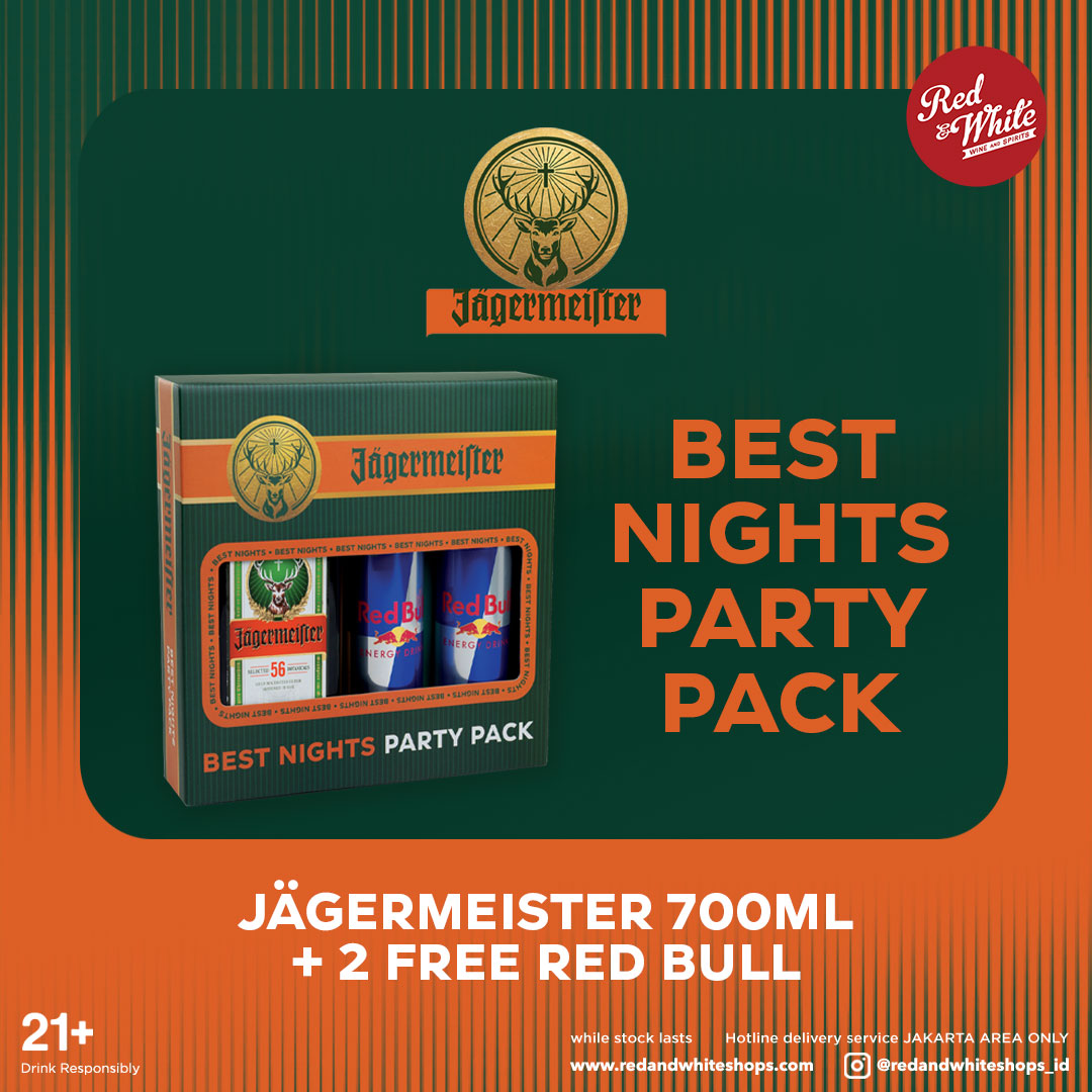 Jägermeister Party Pack - Red & White