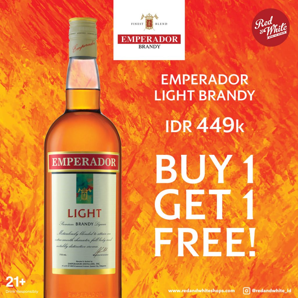 Buy 1 Get 1 Emperador - Red & White